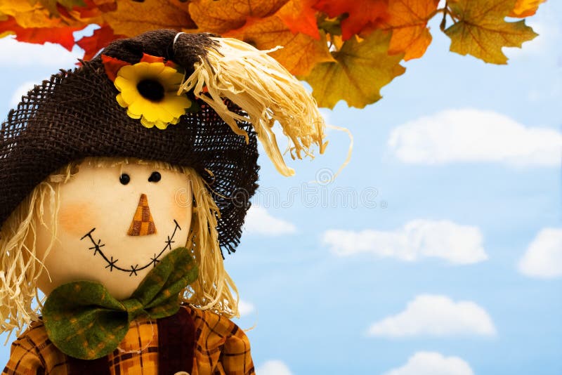 Fall Scene stock photo. Image of decorate, orange, scare - 11571176