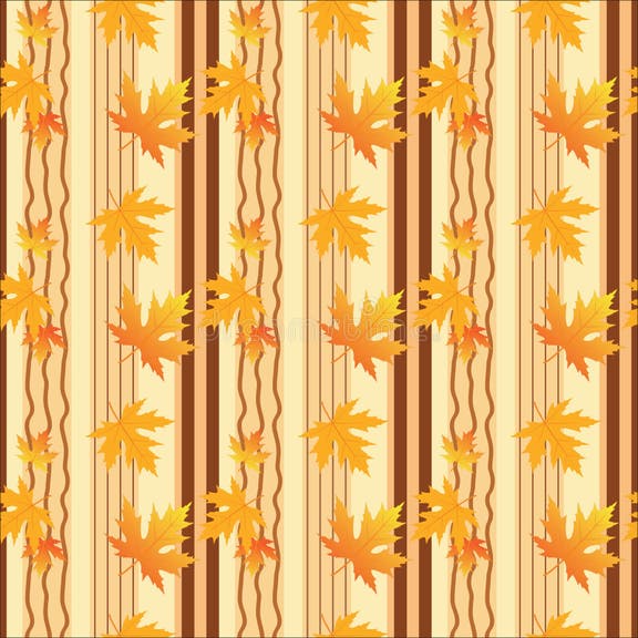 Fall seamless background stock vector. Illustration of background ...