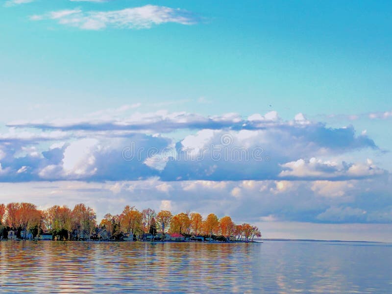 Fall Season at the Lake stock photo. Image of view, enjoying - 104143756