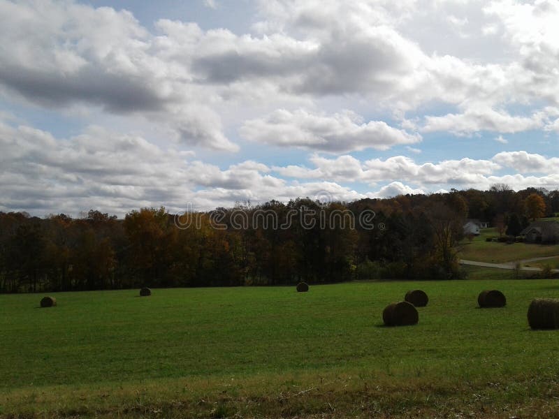 Fall sky stock photo. Image of fall, rolling, hills - 132264154