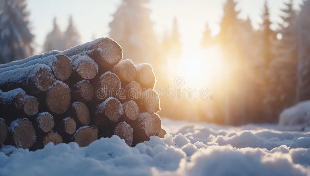 In the Fall, Sunlight Streams Down through the Trees, Illuminating ...