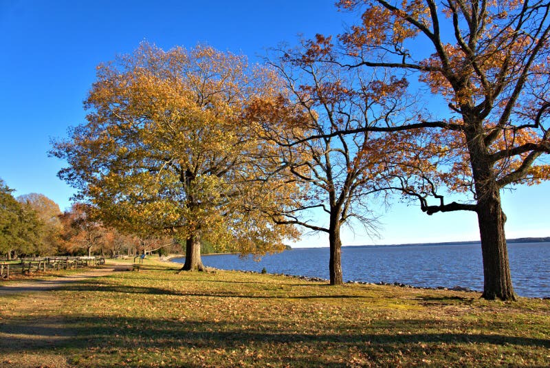 Fall Sunny Afternoon Landscape Stock Image - Image of interest, ruin ...