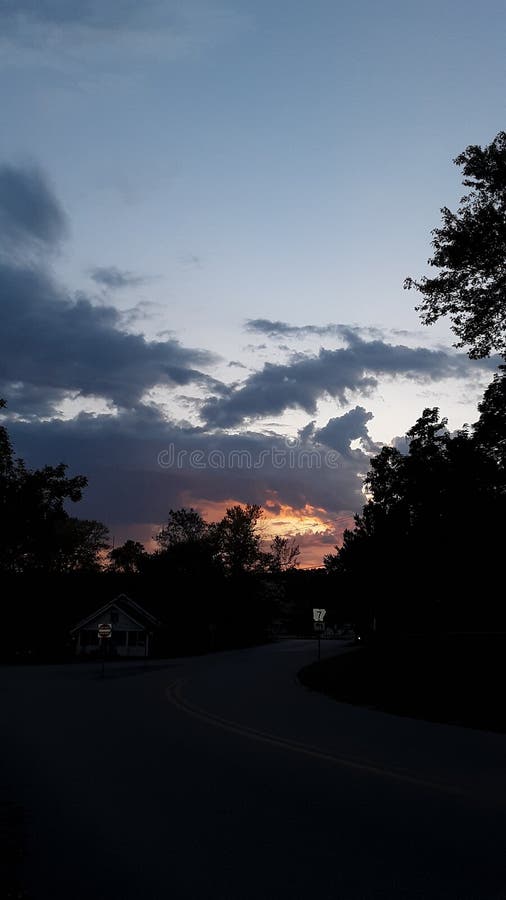 Fall Sunsets 2019 stock photo. Image of fall, clouds - 162637202