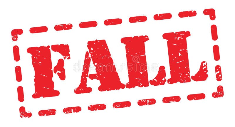 FALL Text Written on Red Stamp Sign Stock Illustration - Illustration ...