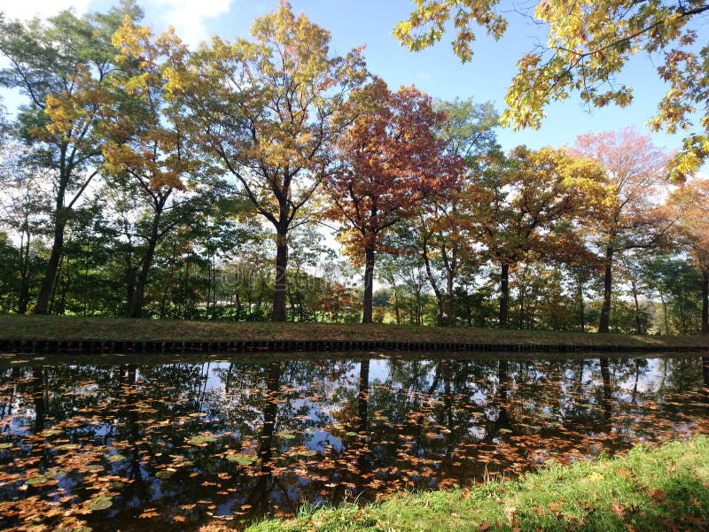Autumn reflection stock image. Image of reflection, fall - 107513699