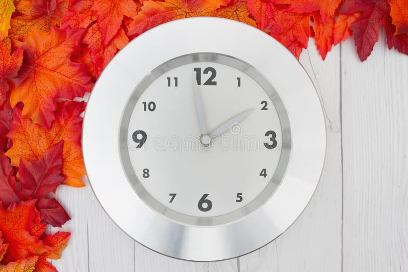 Fall Back Time Change stock photo. Image of change, smile - 6658488