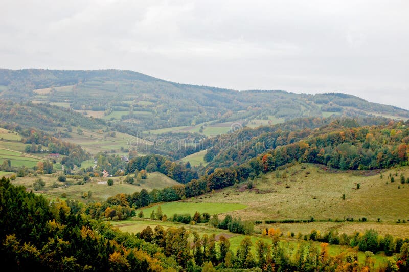 Fall Time, Fields, Rural Landscape Stock Image - Image of river, grass ...