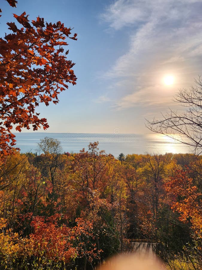 Fall Time Michigan Colors Beauty Stock Photo - Image of beauty, fall ...