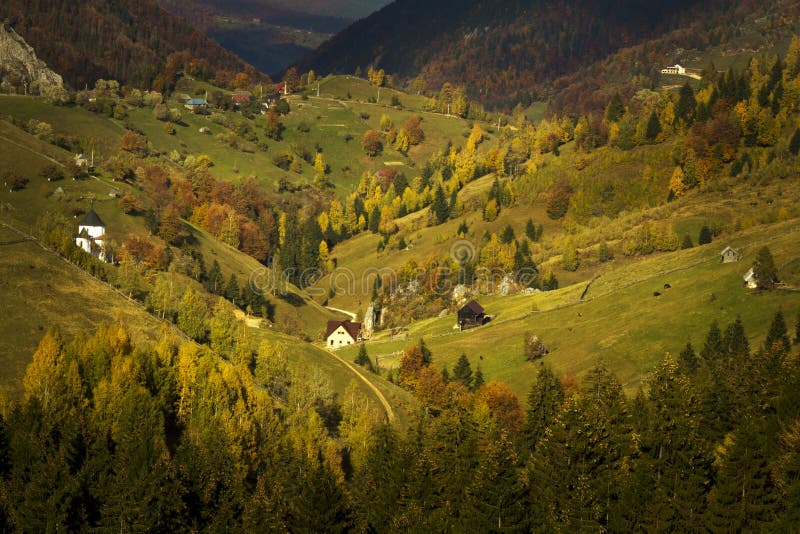 Fall on Top of the Mountains Stock Photo - Image of fall, traditional ...