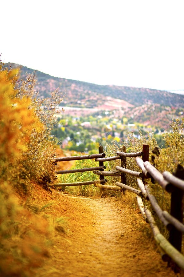 Fall Trail Along River Banks Stock Image - Image of forest, foliage ...