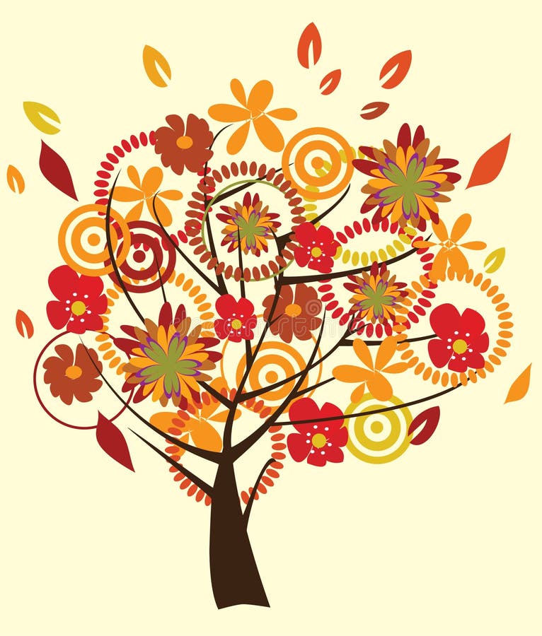 Fall Branch stock vector. Illustration of card, fall - 33686490
