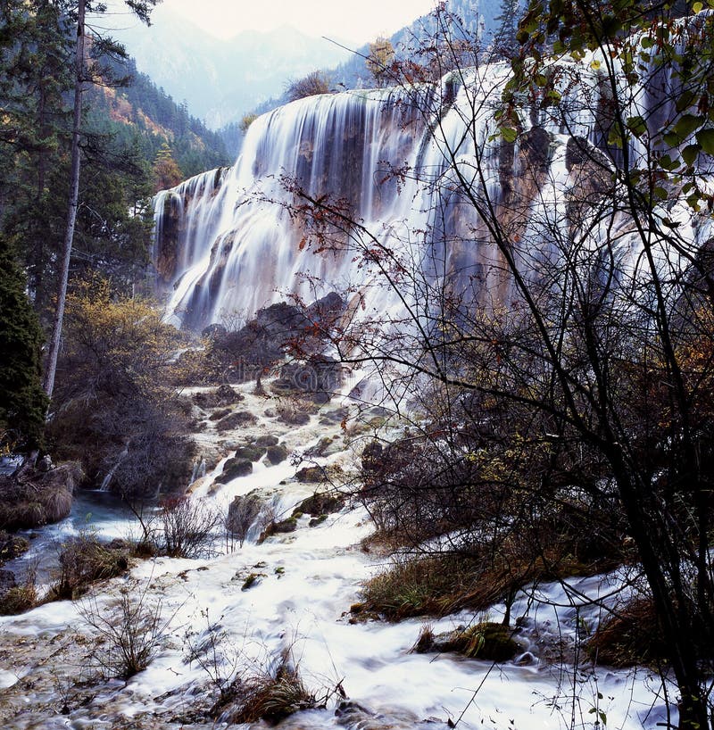 Fall stock photo. Image of nature, shadow, waterfall - 94868716