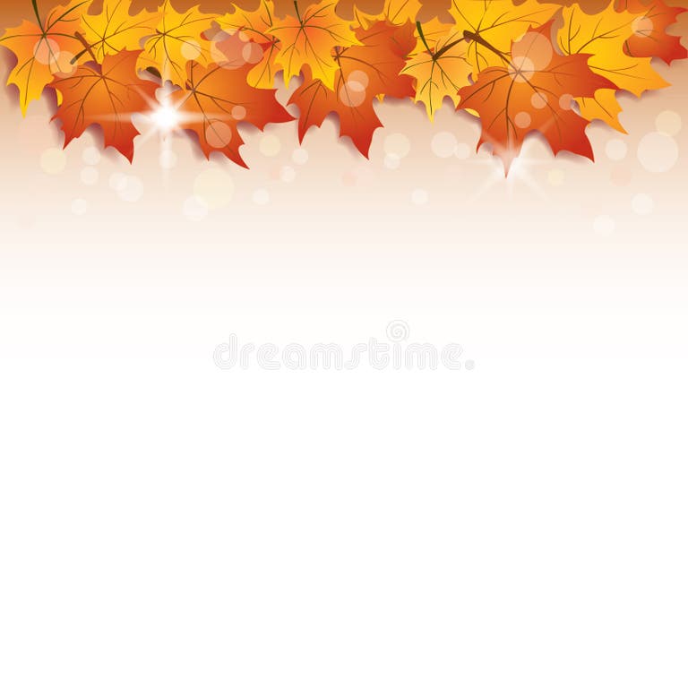 Fall vector background stock vector. Illustration of copyspace - 21967445