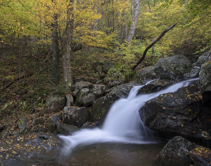Fall waterfall stock photo. Image of peace, park, beauty - 62475094