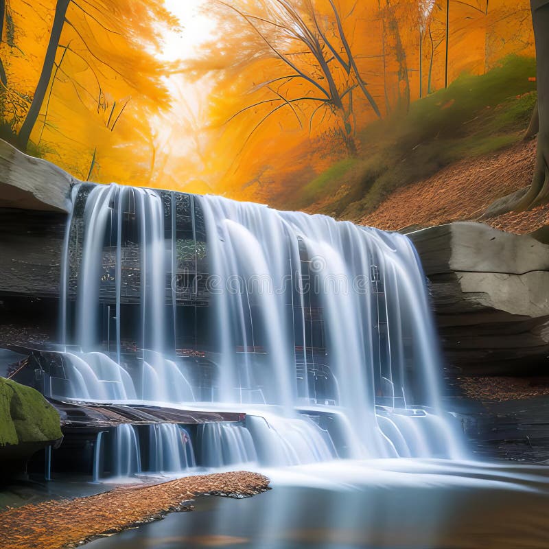 Waterfall Three Stock Illustrations – 1,085 Waterfall Three Stock ...