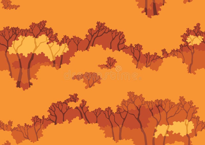 Endless Fall Wood Background Stock Vector - Illustration of nature ...
