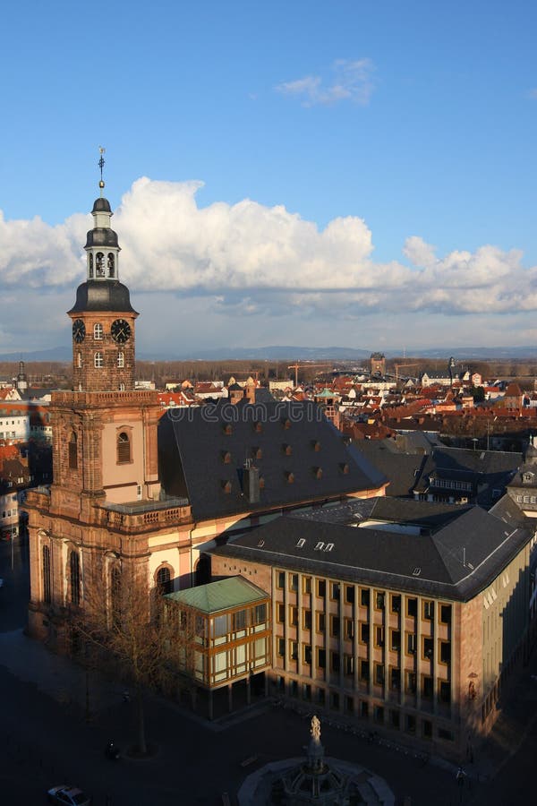 Fall in Worms/Germany stock photo. Image of trinity, middle - 35762872