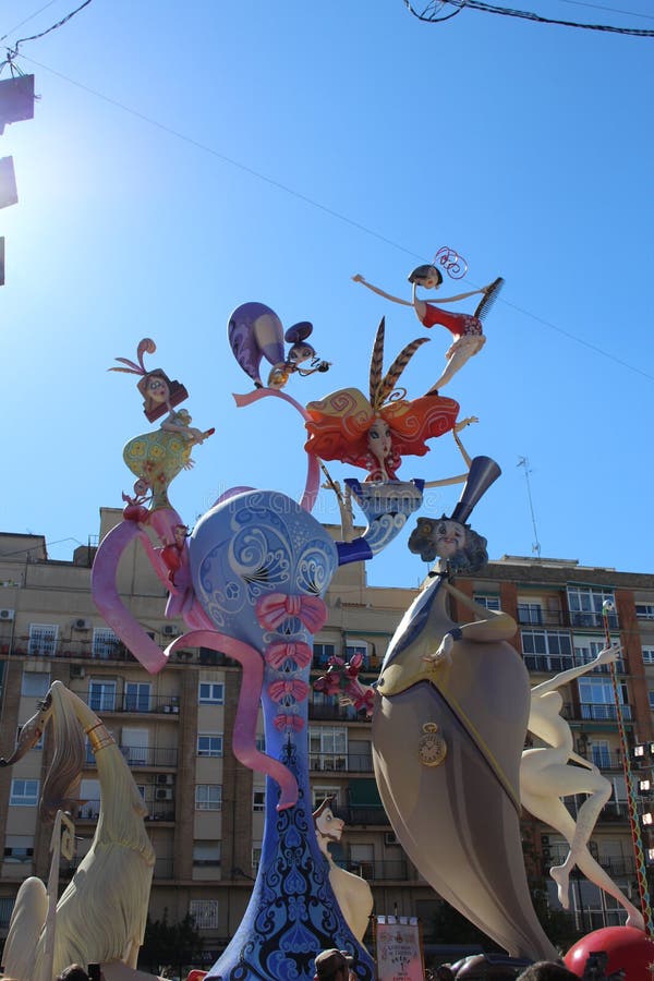 Fallas of the City of Valencia Editorial Photography - Image of fallas ...