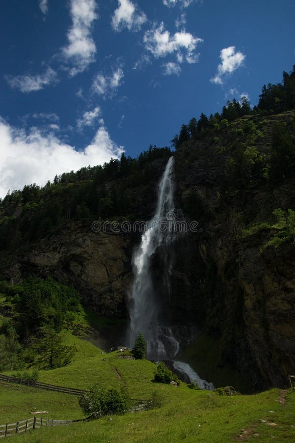 Fallbach Water Fall, Carinthia, Austria Stock Image - Image of water ...