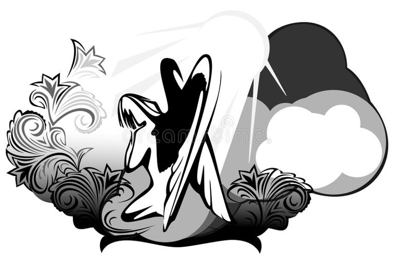 Fallen Angel Silhouette Stock Illustrations – 201 Fallen Angel ...