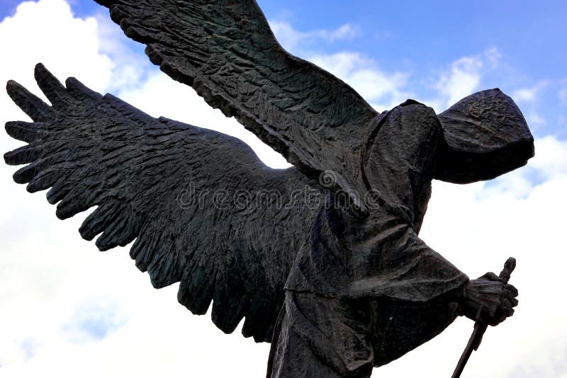 Fallen Angel stock photo. Image of sculpture, symbolism - 35773368