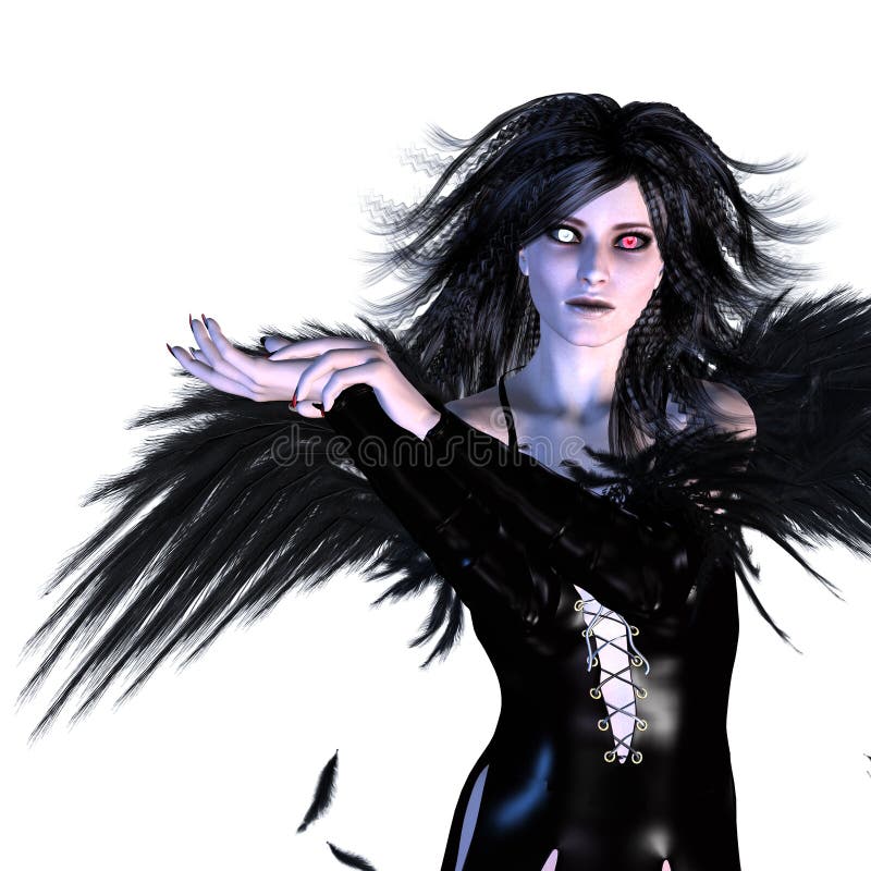 Dark Fallen Angel Stock Illustrations – 267 Dark Fallen Angel Stock ...