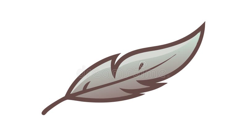 Fallen Grey Feather, Earthly Connection, Grounded Peace, Vector Design ...