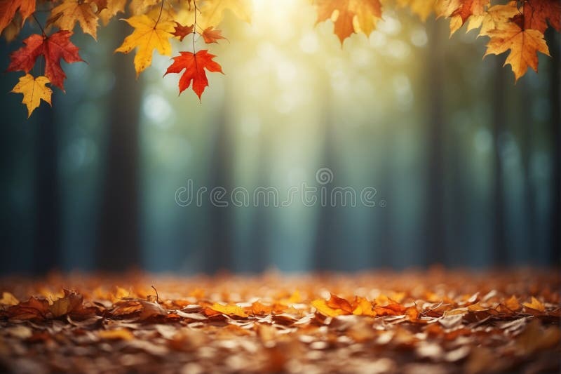 Fallen Leaf in Forest stock illustration. Illustration of ecosystem ...