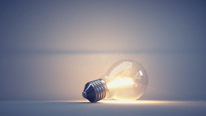 Fallen light bulb. stock image. Image of light, equipment - 230446315
