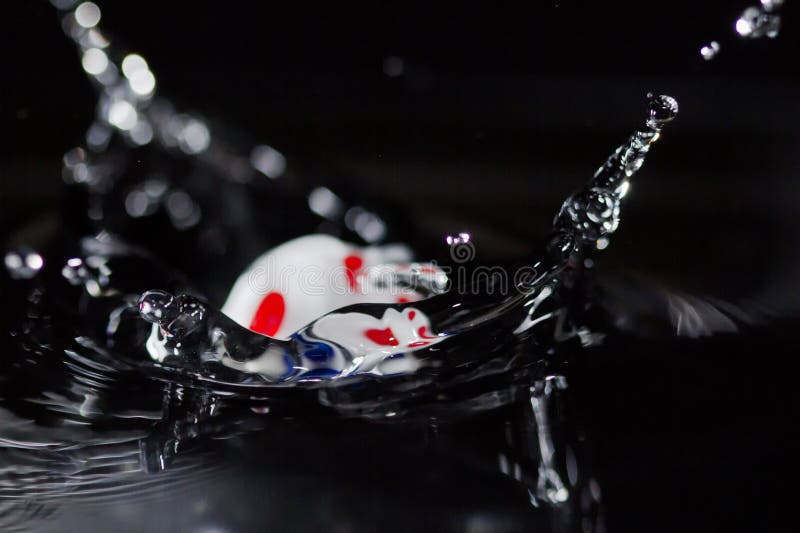 Fallen Luck stock image. Image of action, fluid, drops - 161797429