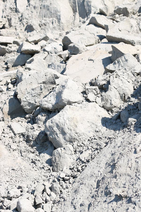 Fallen Rocks from Edge of Cliff Stock Image - Image of stonework ...