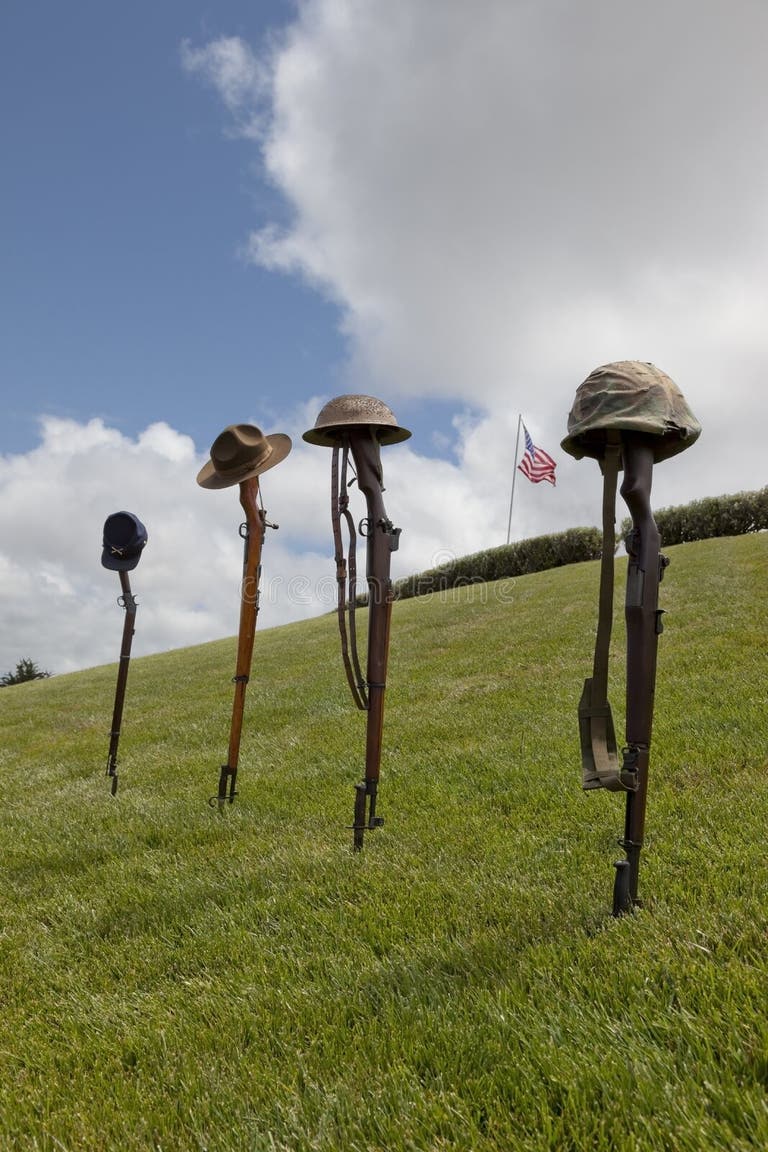 1,961 Fallen Soldier Battle Cross Stock Photos - Free & Royalty-Free ...