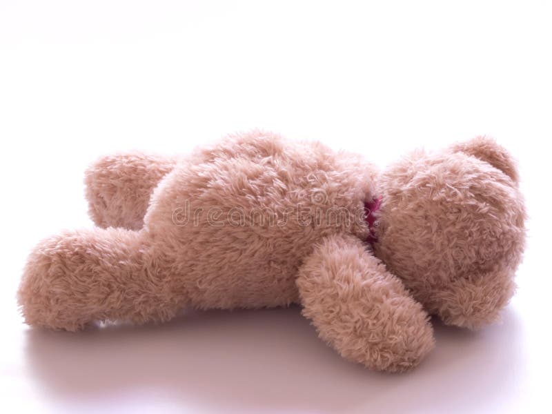 Teddy bear stock image. Image of bear, ground, discard - 12690811
