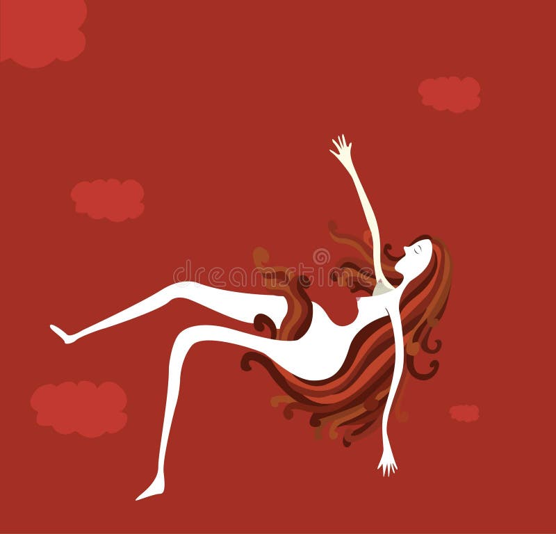 Falling stock vector. Illustration of moving, person, shirt - 9108365