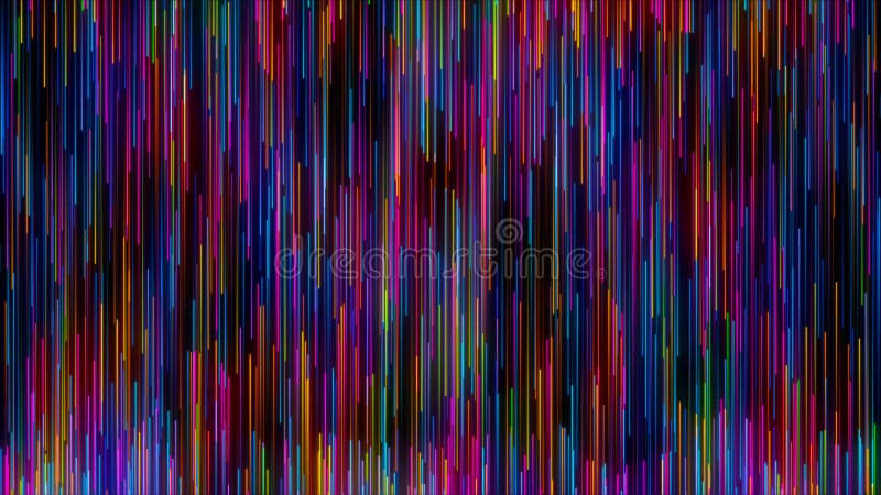Falling Abstract Colorful Streaks Background Stock Illustration ...