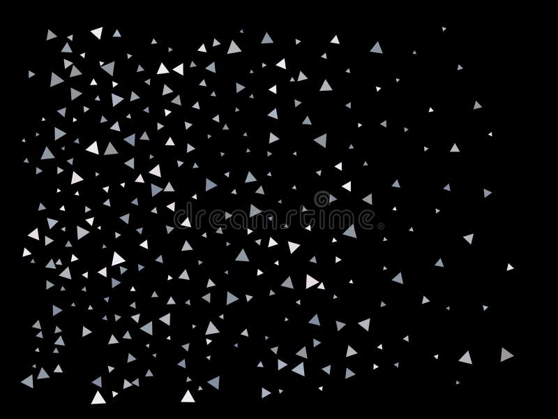 Falling abstract triangles stock illustration. Illustration of confetti ...
