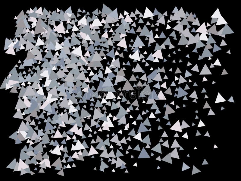 Falling abstract triangles stock illustration. Illustration of ...