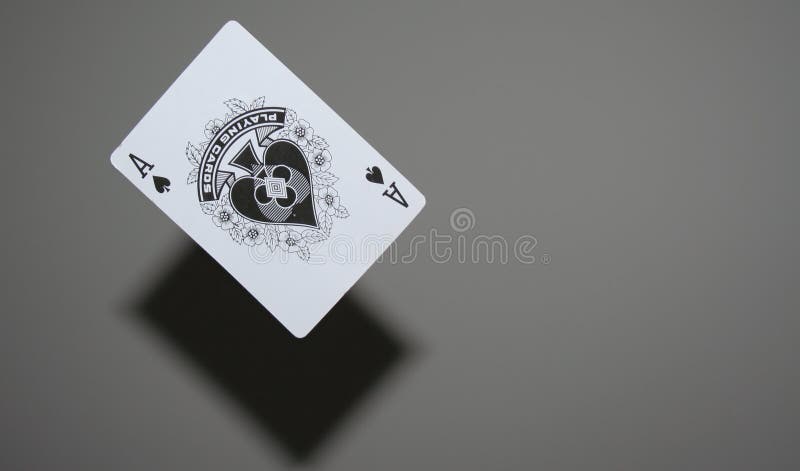 Falling Ace stock photo. Image of play, shadow, falling - 13117446