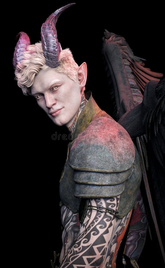 Fallen Angel Black Wings Stock Illustrations – 191 Fallen Angel Black ...