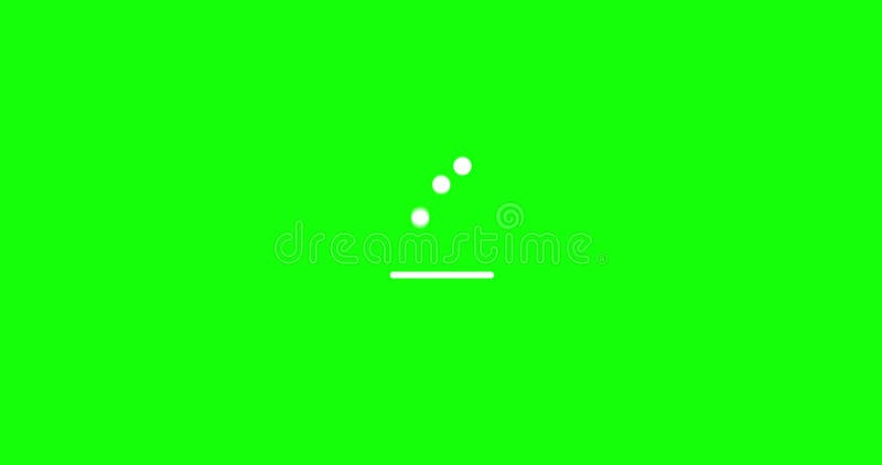 Falling Balls Animation for Loader Screen. Loading Animation of Circles ...