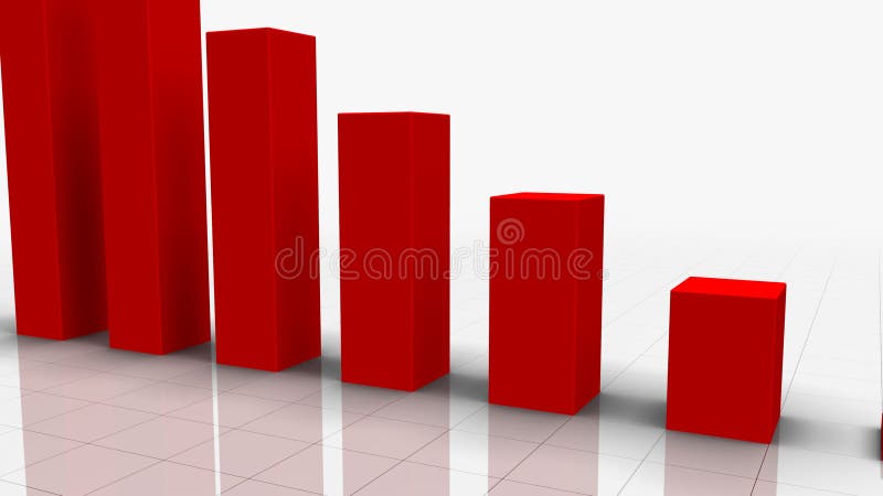 Falling Bar Graph in YELLOW Stock Video - Video of falling, concept ...