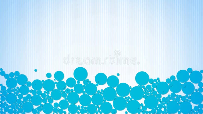 Falling Blue Circles on a Blue Background Stock Video - Video of bright ...