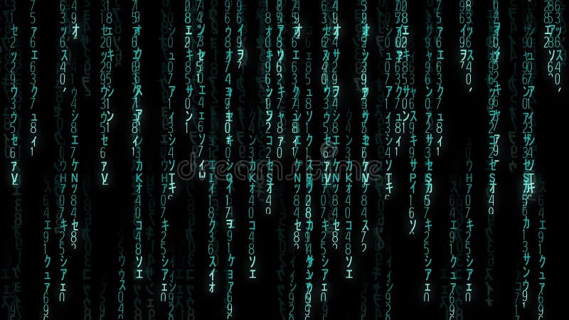 The Blue Matrix on a Black Background Stock Footage - Video of ... The Blue Matrix on a Black Background Stock Footage - Video of ...