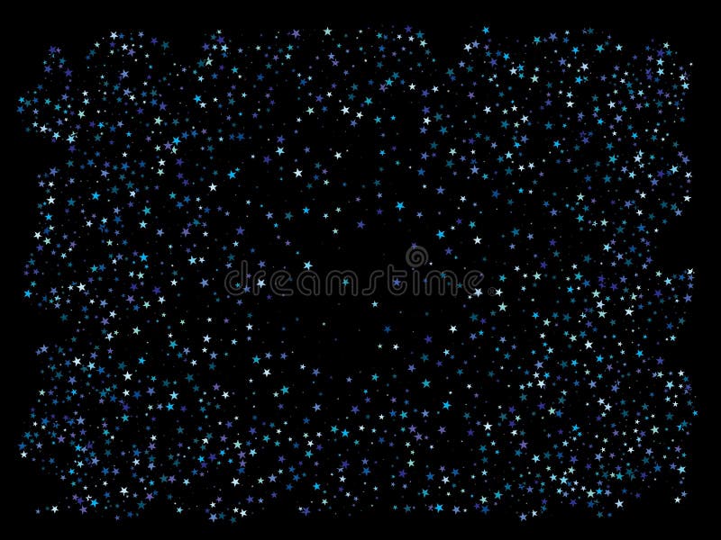 Falling blue stars stock illustration. Illustration of invitation ...