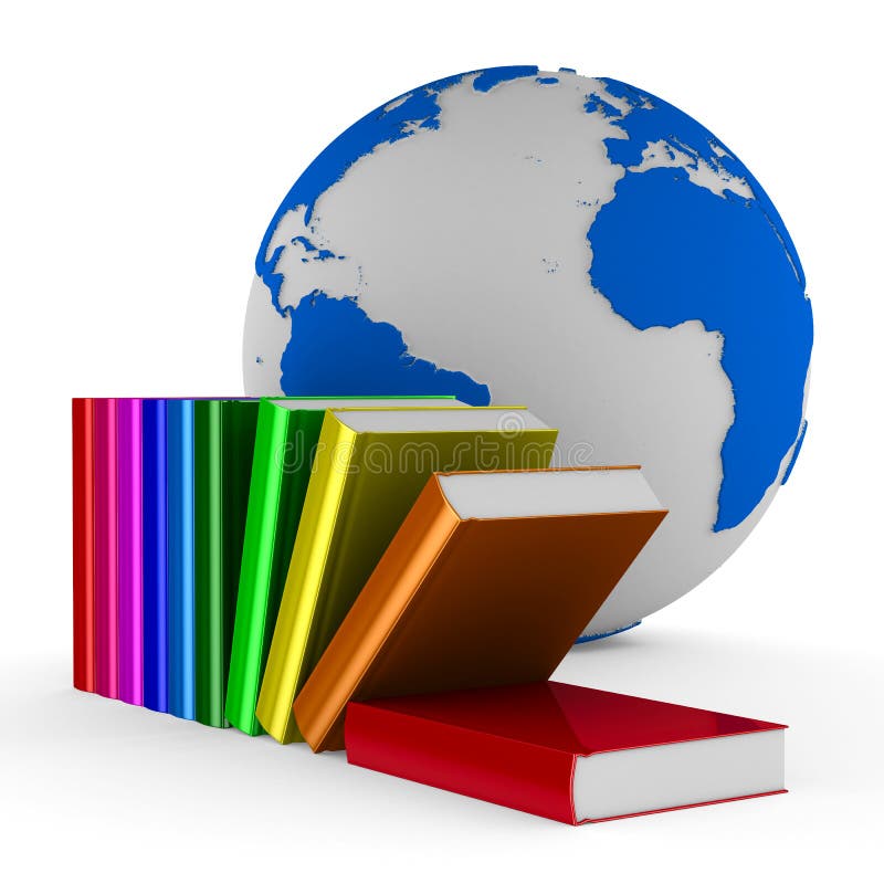 Books Falling Off Shelf Cartoon