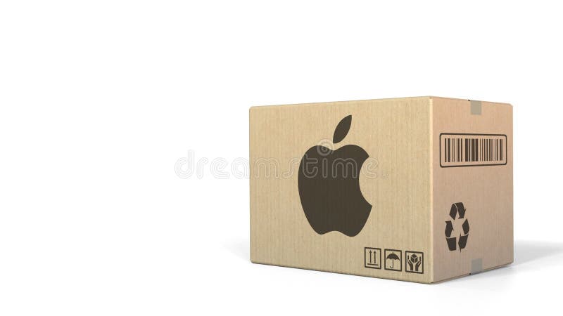 Falling Carton with Gucci Logo. Editorial 3D Animation Stock Video ...