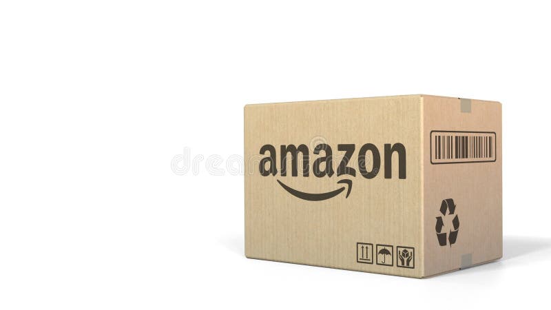 Amazon Logo Against Sky Background, Editorial Animation Stock Video ...