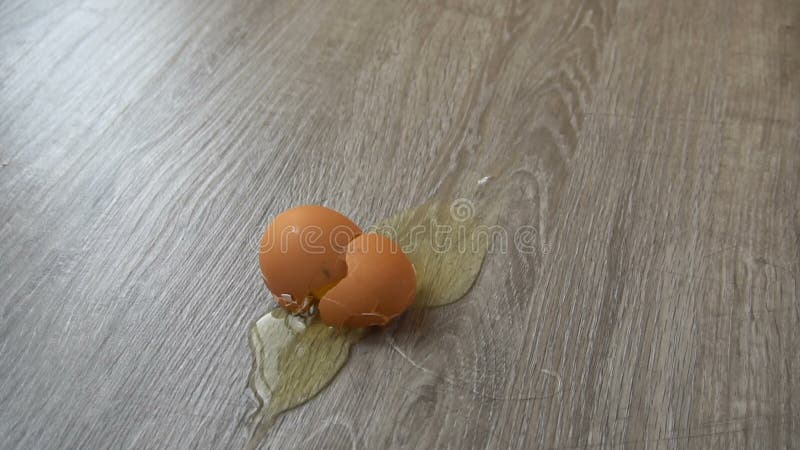 Falling and Breaking an Egg on Laminate Stock Footage - Video of bake ...