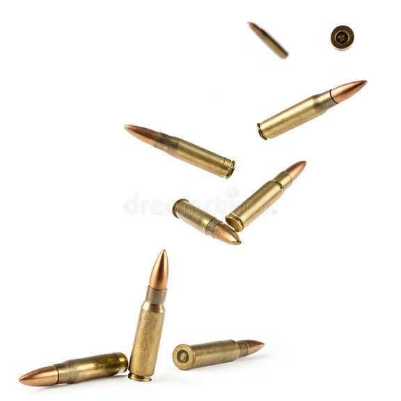 Falling Bullets stock illustration. Illustration of bullet - 356587531