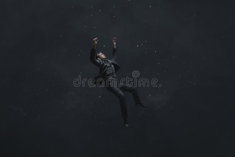 Falling Business Man 3d Illustrations Stock Illustration - Illustration ...